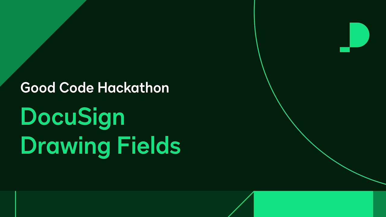 DocuSign Drawing Fields | Good Code Hackathon