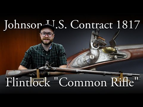 R. & J.D. Johnson U.S. Contract 1817 Flintlock "Common Rifle"