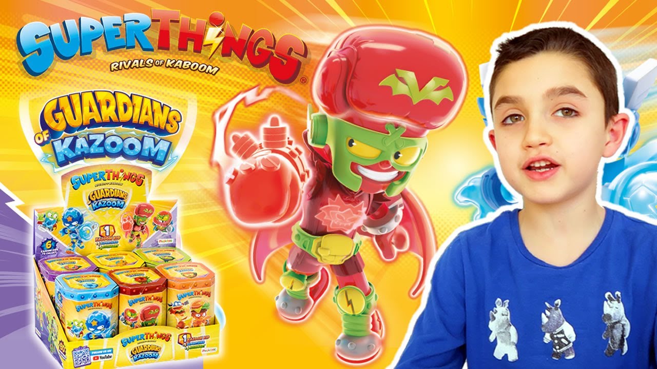 Unboxing Kazoom Kids Superthings - Nilrov Games