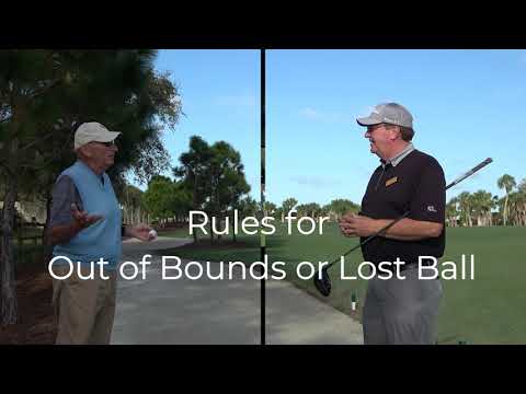 Rules for Out of Bounds or Lost Ball