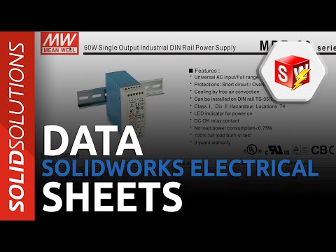 How to Link Data Sheets in SOLIDWORKS Electrical | Beginner SOLIDWORKS Tutorial