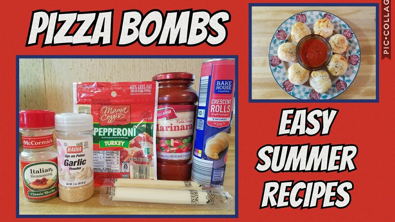 Pizza Bombs♡Easy Summer Recipe Series