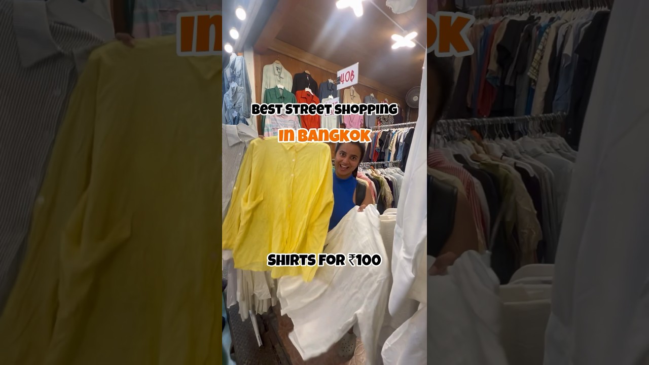 Best street shopping in Bangkok | Weekend market | Crazy deals | Bhavini #youtube #trend #shopping