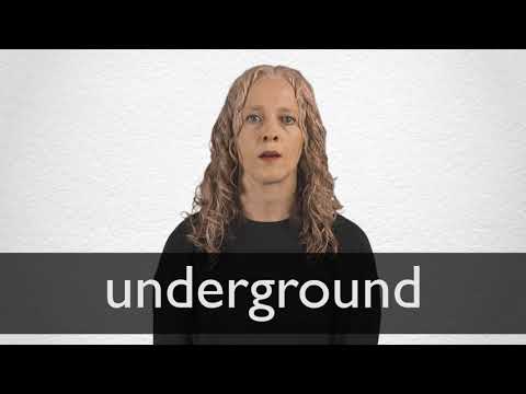 UNDERGROUND definición y significado | Diccionario Inglés Collins