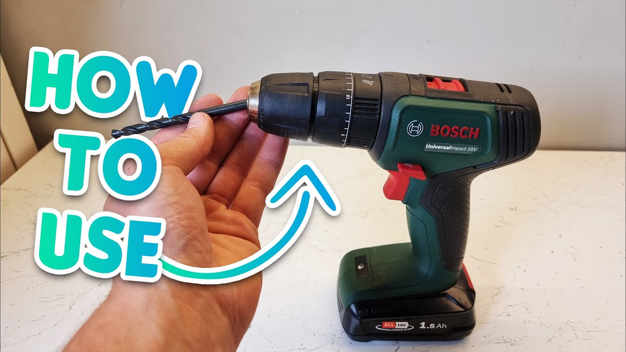 How To Use a Bosch Drill