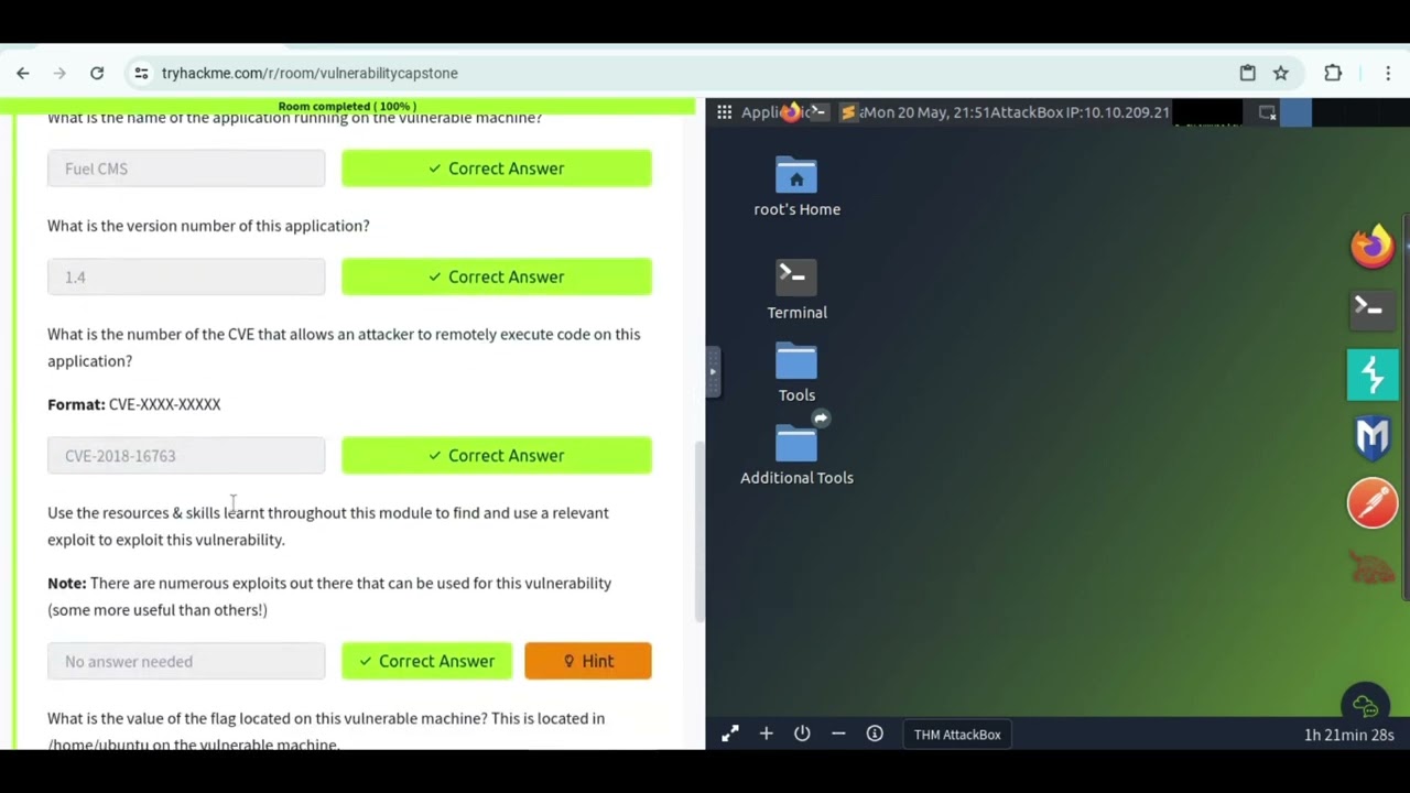 Vulnerability Capstone  TryHackMe