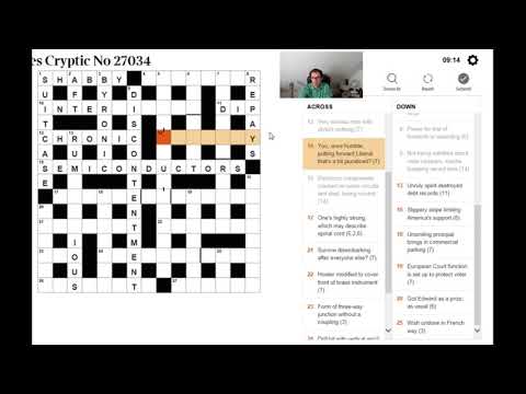 Solving The Times cryptic crossword: Beginner video