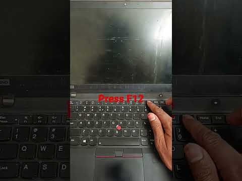 How to open the boot menu in Lenovo ThinkPad T490 laptop #lenovo #T490