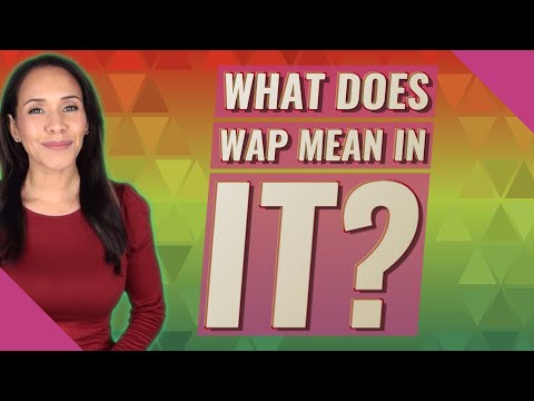 What does WAP mean in it?