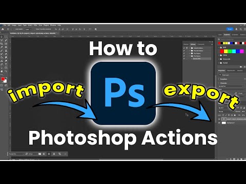 How to Export and Import Adobe Photoshop Actions from CS6 to CC