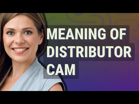 Distributor cam | meaning of Distributor cam