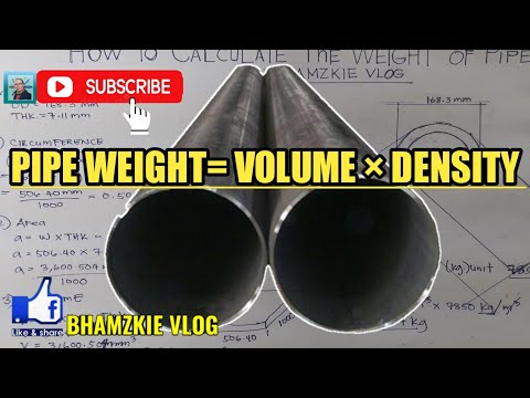 HOW TO CALCULATE THE WEIGHT OF STEEL PIPE