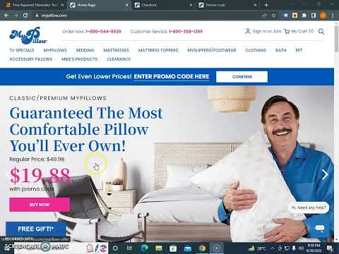My Pillow Promo Codes || My Pillow Coupons