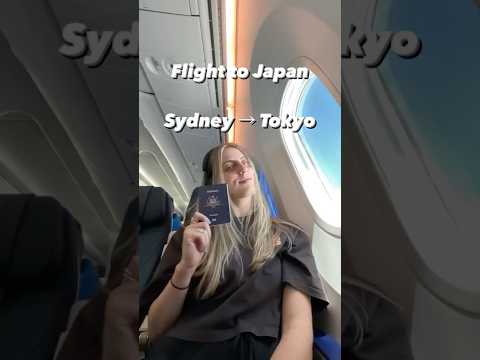 Fly with Me to Japan! Sydney to Tokyo with ANA airlines 🇦🇺🇯🇵 #japan #tokyo #japantravel