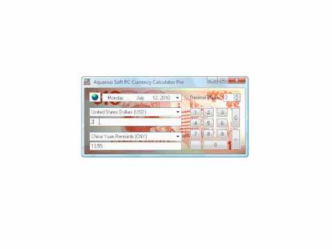 USD/CNY Forex Rates and Currency Converter (PC)