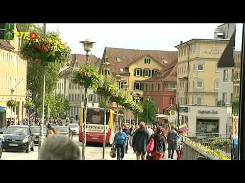 Bunter Blumenschmuck in der Tübinger Innenstadt