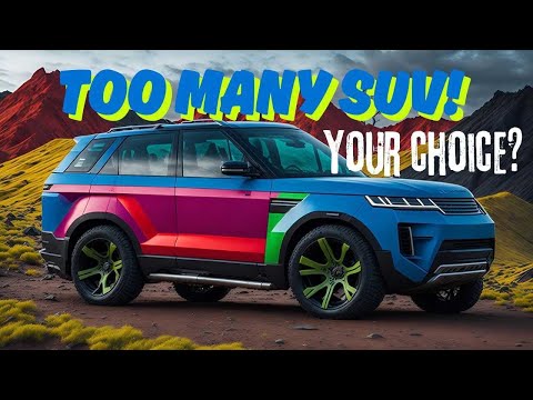 Oh! Too many SUV cars. Which is your choice?