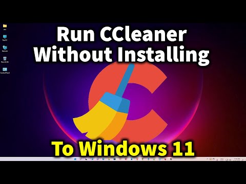 How to run CCleaner Without Installing in Windows 11