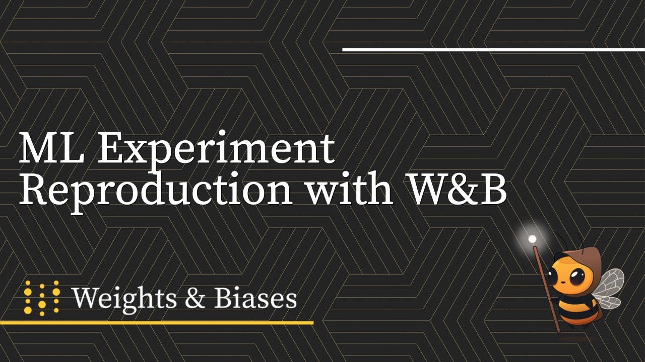 Reproducing Machine Learning Experiments with W&B