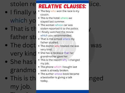 🔥 Master Relative Clauses in English | 10 Easy Examples You Must Know! ✅
