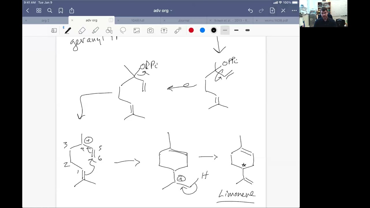 Adv Org Lecture 44 Quick Discussion of Terpene and Steroid Biosynthesis
