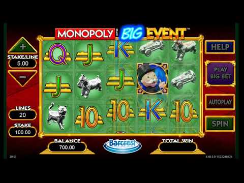 Monopoly Big Event Online Slot - Play Free Online Slots No Download