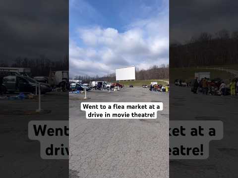Old Drive-In Movie Flea Market Finds!