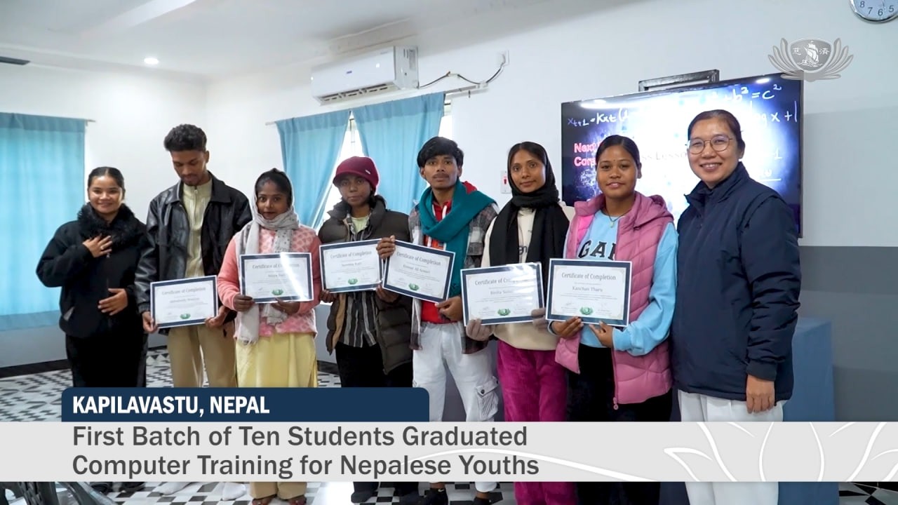 First Batch of Ten Students Graduated: Computer Training for Nepalese Youths