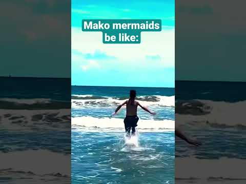 Mako mermaids be like #shorts #makomermaids #mermaid #merman #h2ojustaddwater #h2o