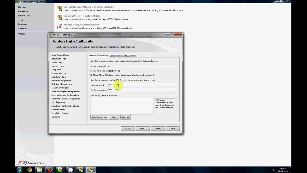 How to install named instance in Microsoft Sql Server 2008