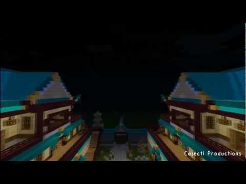 S4 League - Temple M built in Minecraft