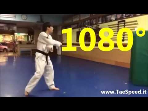 Taekwondo - 1080 degree kick toturial