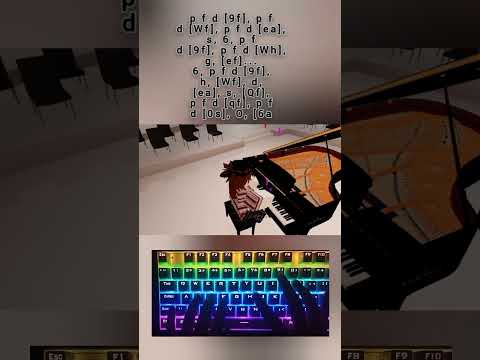 EASY SHEETS bunny girl senpai | Roblox piano & Handcamr