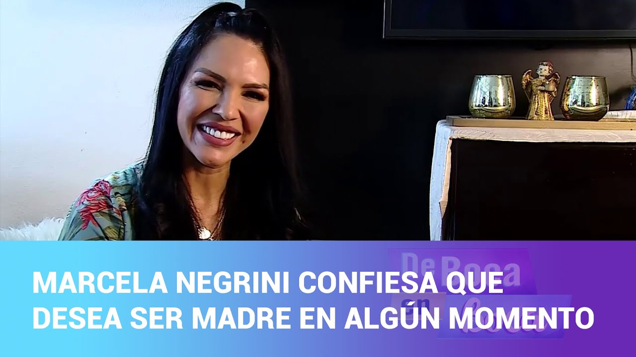 Marcela Negrini: “I have everything in God’s hands to become a mother someday”