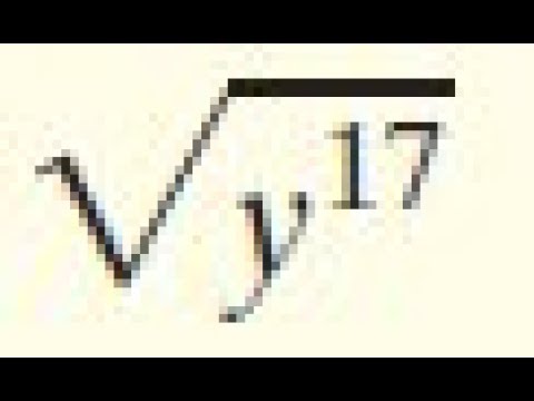sqrt(y^17), square root of y^17 simplify