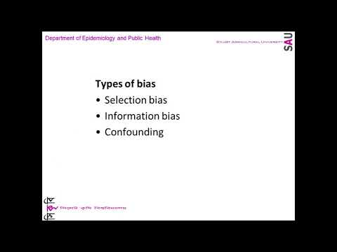 Error in Epidemiological Study (VEP - 401)