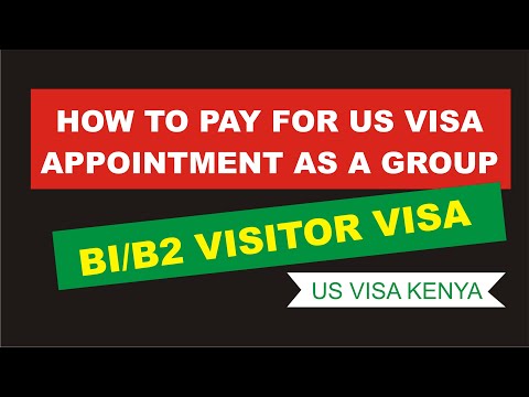 How to Book for US Visa appointment as a group in Kenya | B1/B2 Visitor Visa 2023