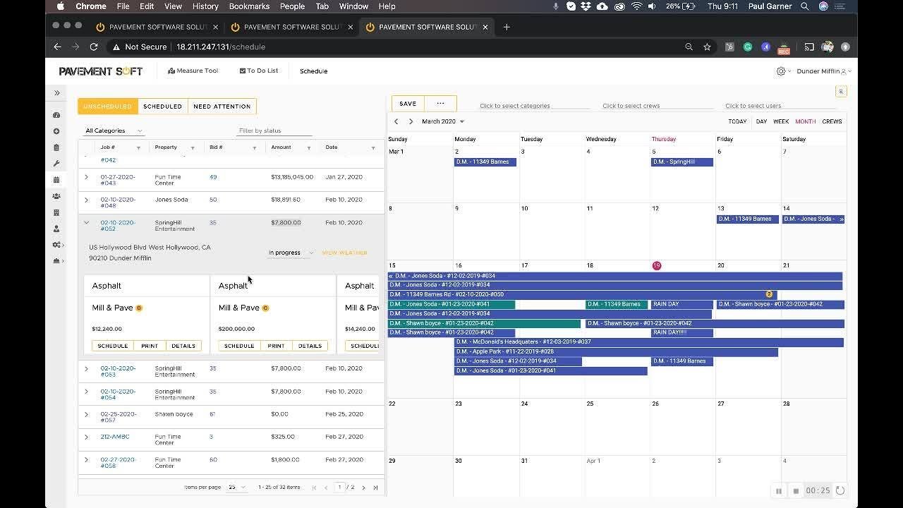 Tutorial - Scheduling Multiple Work Order Items
