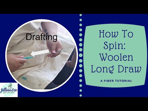 Long Draw Spinning Technique Using Rolags