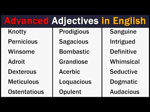 Advanced Adjectives in English | Level Up Your English Vocabulary