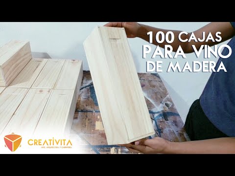 T.2 Ep.7 100 cajas de madera para vino DIY / 100 wine bottle wooden boxes