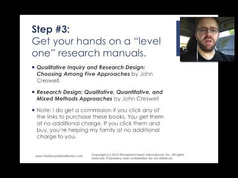 How Do I Choose a Dissertation Methodology - Dr. Guy E. White