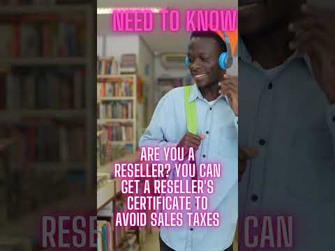 Texas resellers, pass the buck on taxes to customers, get a reseller's certificate #thrifting #fun
