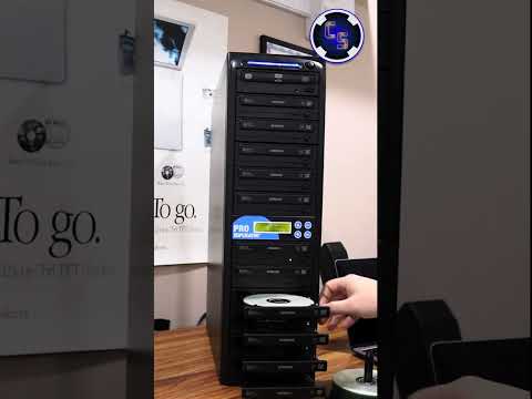 Retro: How to burn 11 CD's in less than 3 minutes #90s #vintagecomputers #cds #dvd #retrocomputer
