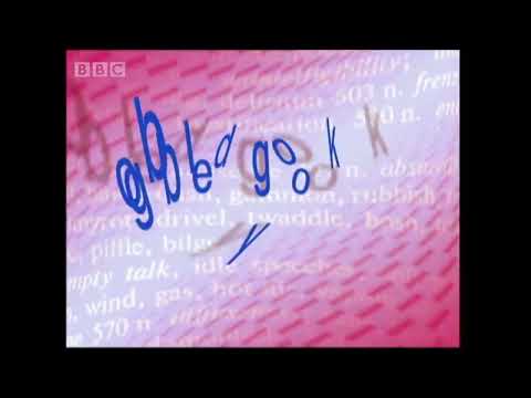 BBC One's Gibberish Opening Titles - 1992