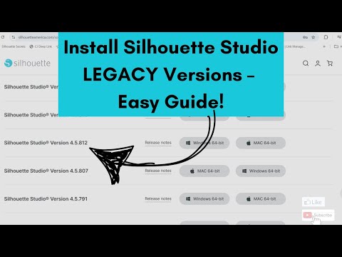 How to Download & Install a Legacy Version of Silhouette Studio | Step-by-Step Guide
