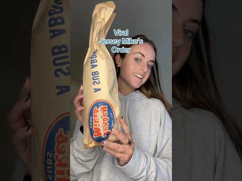 Let’s try another VIRAL Jersey Mike’s order 🥪❤️💙 #jerseymikes #jerseymikesorder #sub #subsandwich