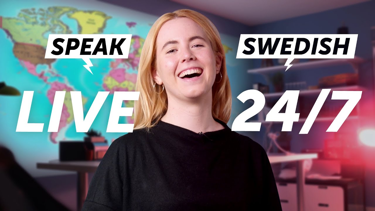 Speak Swedish 24/7 with SwedishPod101 TV 🔴 Live 24/7