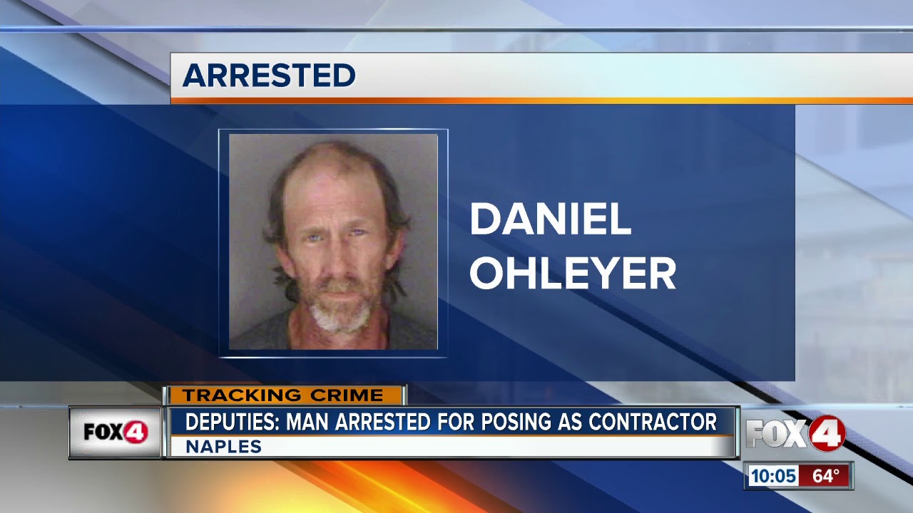 Deputies: Man Arrested for Posing as Contractor
