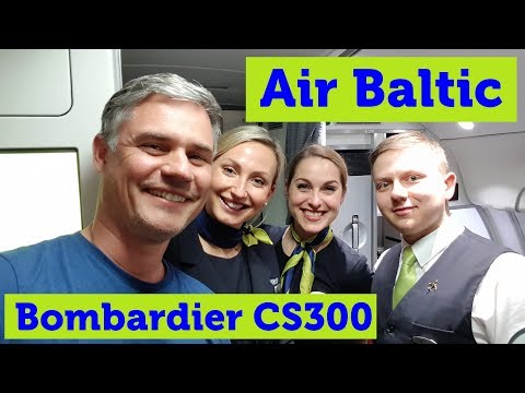 Air Baltic Bombardier CS300 Business Class